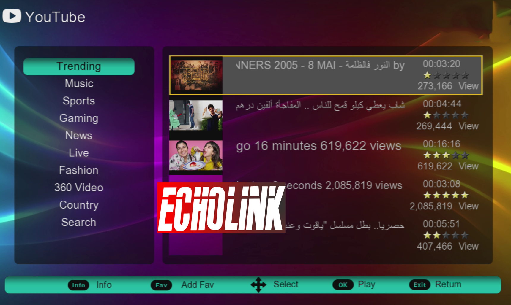 مميزات الجهاز الجديد من ECHOLINK NIRVANA 3 ECHOLINK من عائلة MORESAT